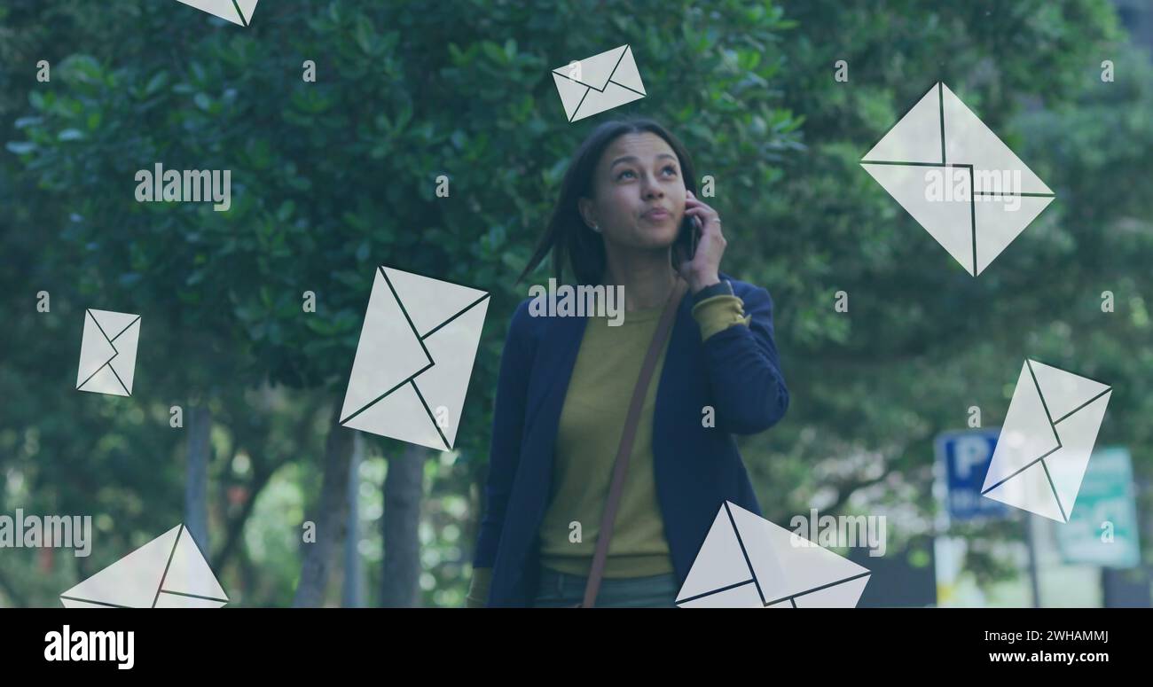 Woman envelope hi-res stock photography and images - Alamy