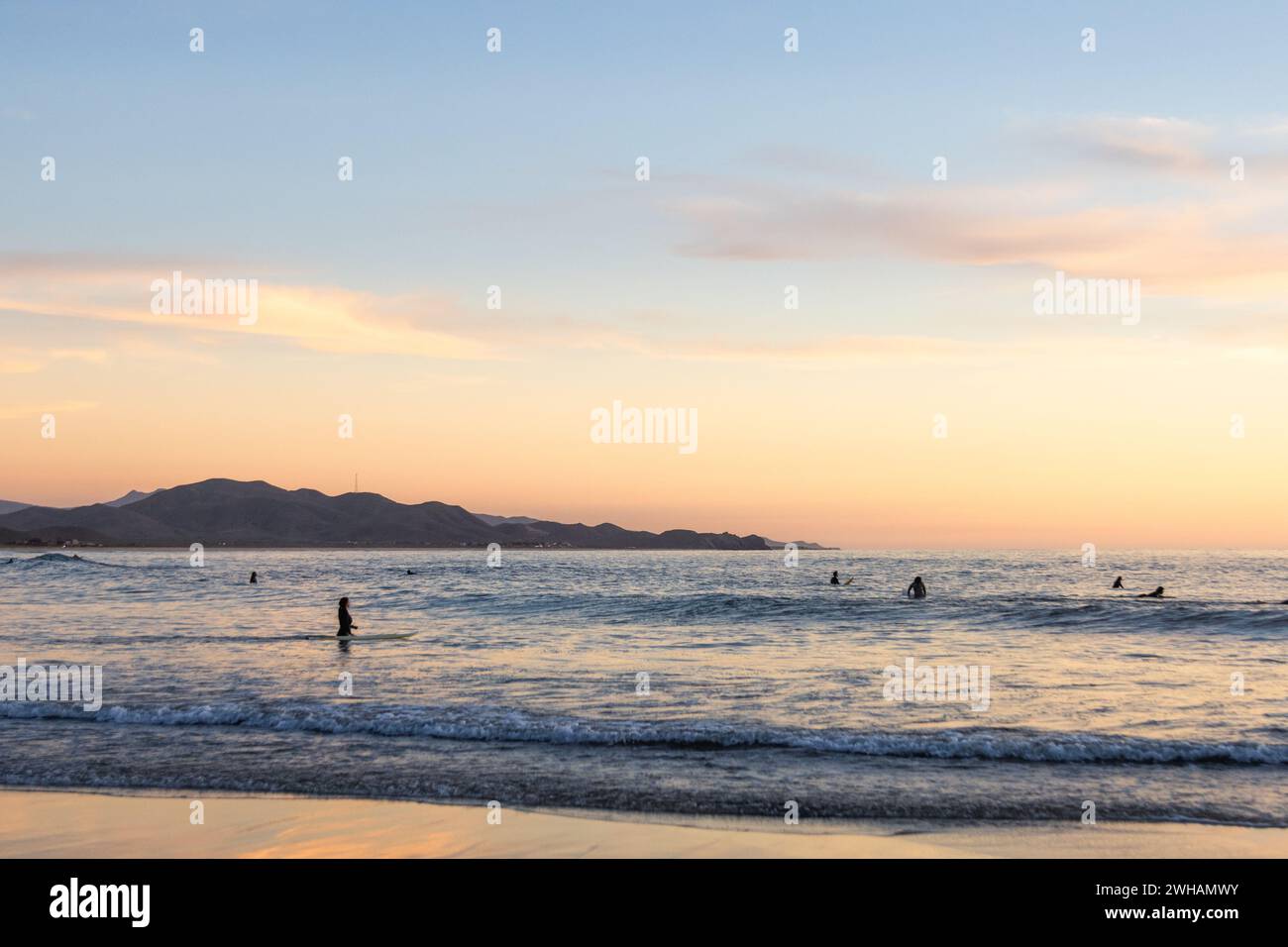 Enjoy calm summer beach waves hi-res stock photography and images - Alamy
