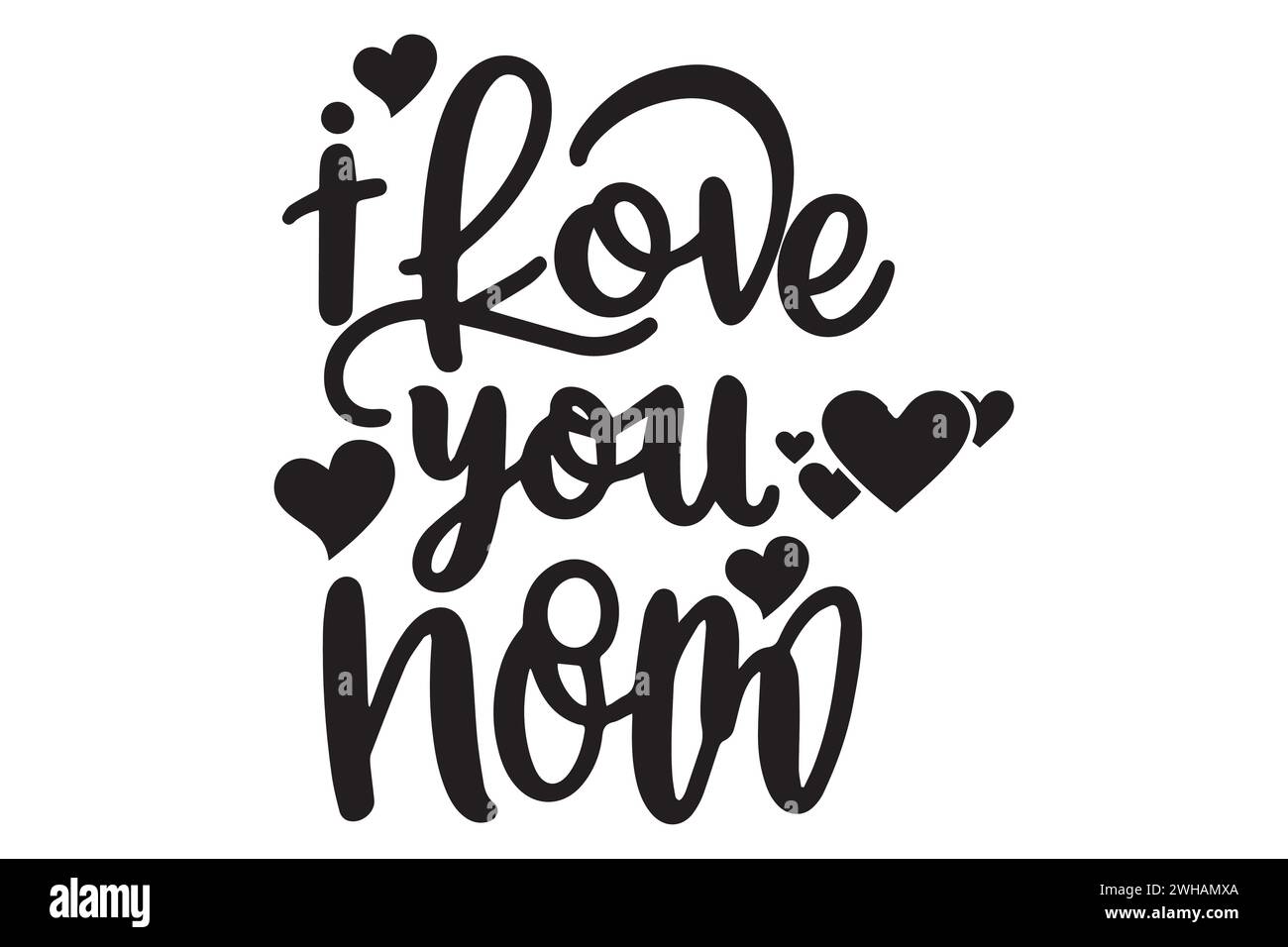 I Love My Mom I Love Mom Stock Vector Images Alamy