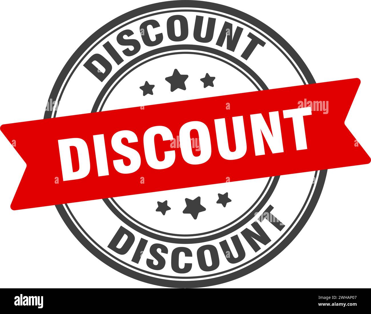 discount stamp. discount round sign. label on transparent background ...