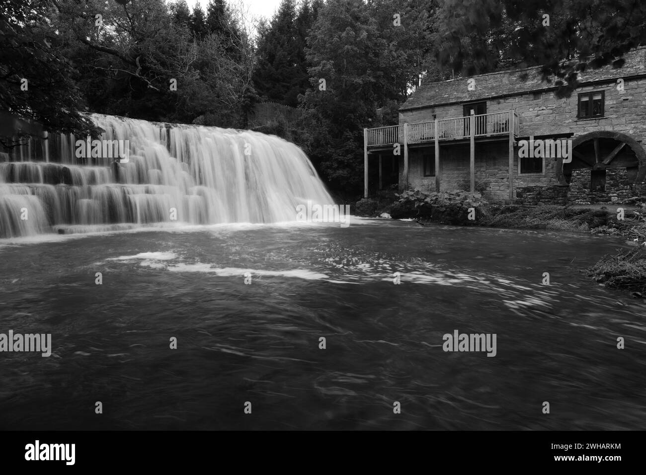 Autumn at Rutter Force waterfall, Hoff Beck near Appleby in Westmorland ...