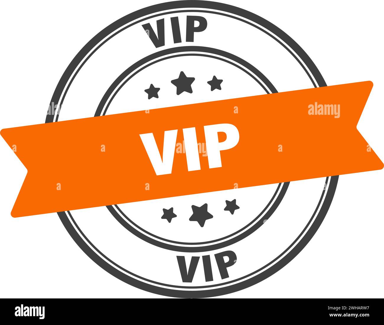 vip stamp. vip round sign. label on transparent background Stock Vector ...