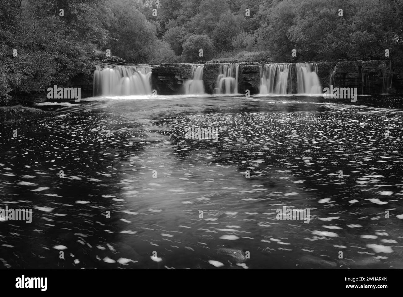 Wain wath waterfall Black and White Stock Photos & Images - Alamy