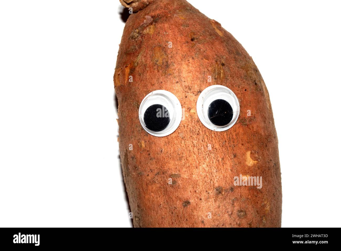 Silly Food with Goggly Wobbly Eyes on them Stock Photo - Alamy