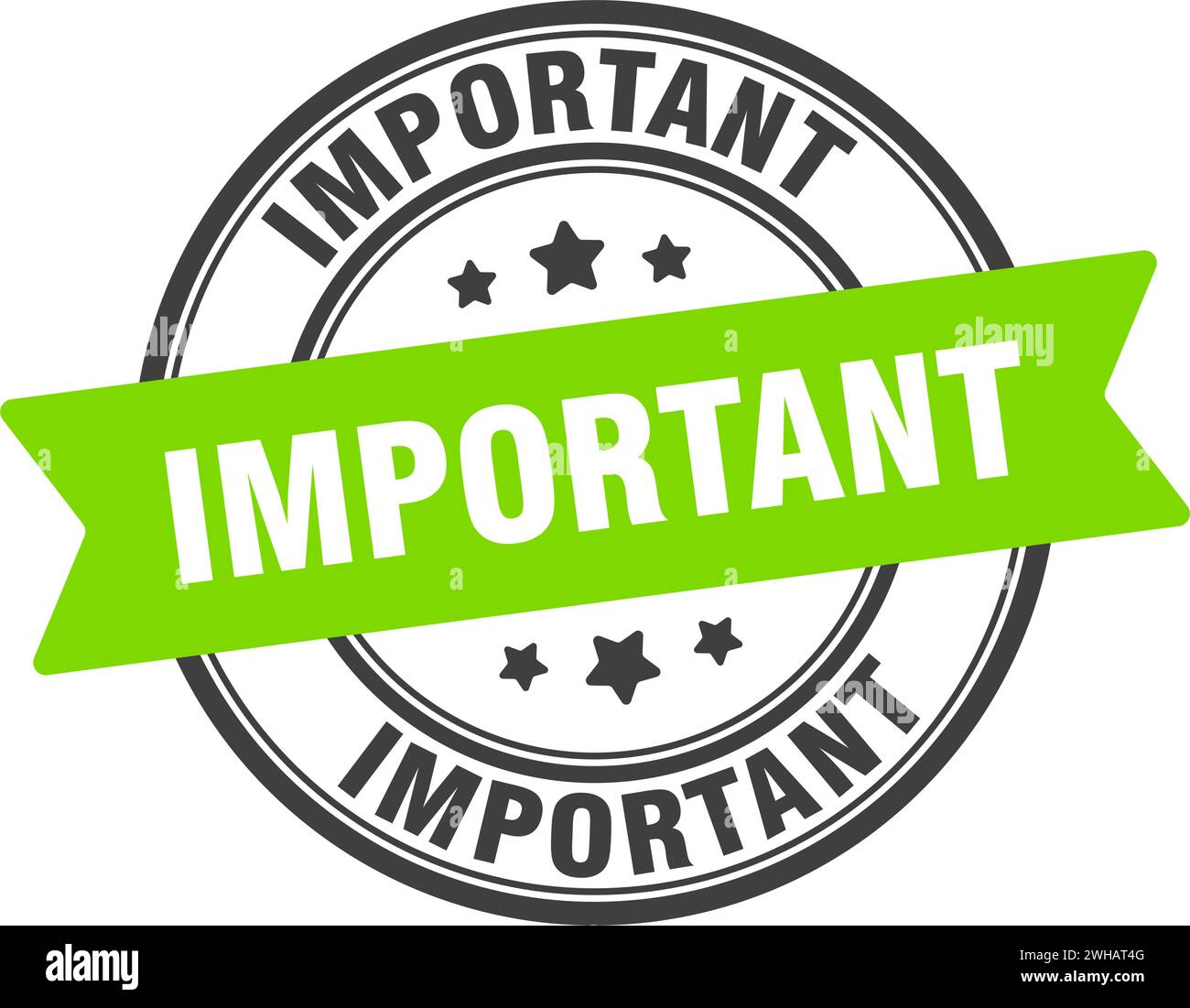 important stamp. important round sign. label on transparent background ...