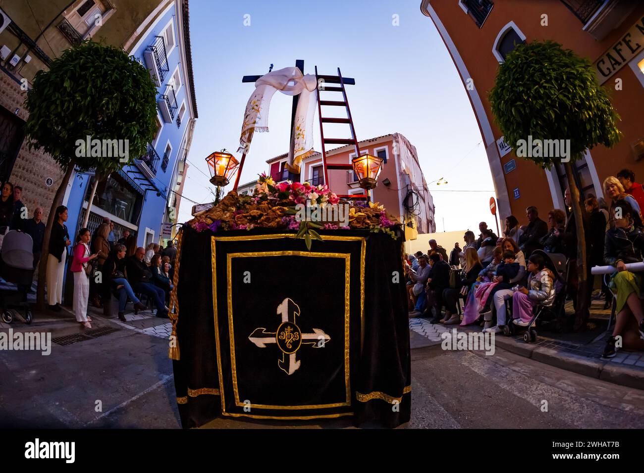 processional step in the Good Friday Procession Stock Photo - Alamy