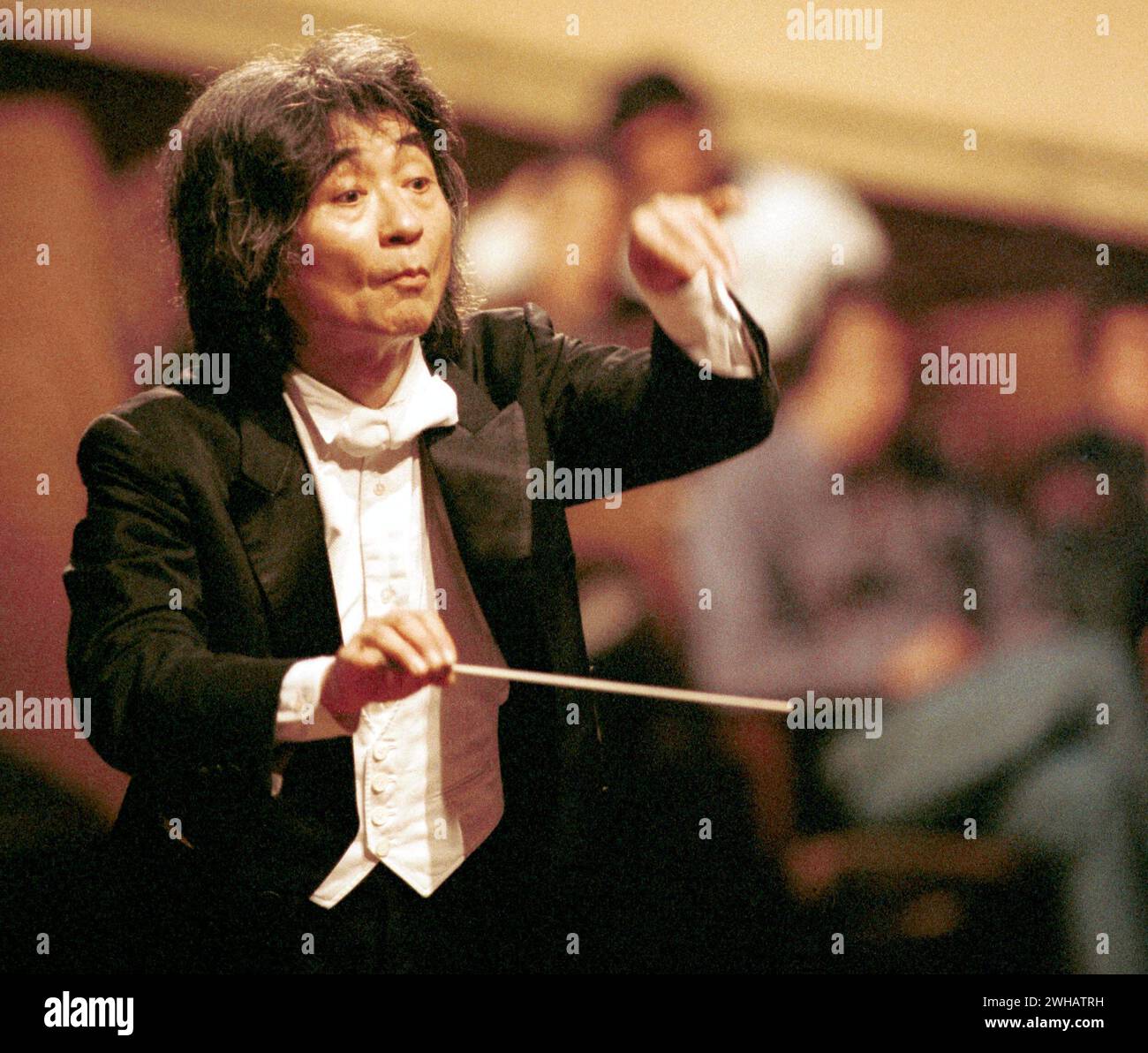 ***FILE PHOTO*** Japanese conductor Seiji Ozawa leads the Boston ...