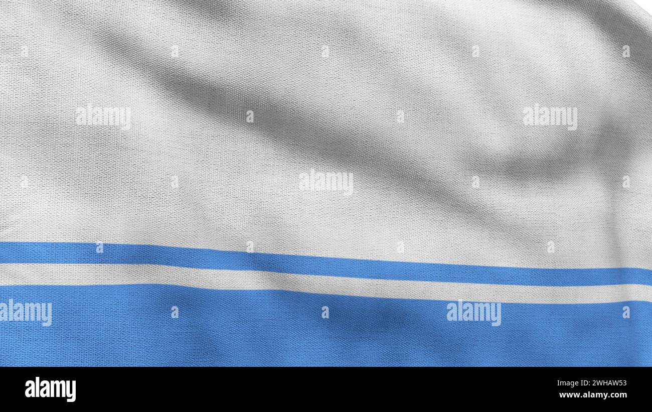 High detailed flag of Altai Republic. National Altai Republic flag. 3D ...