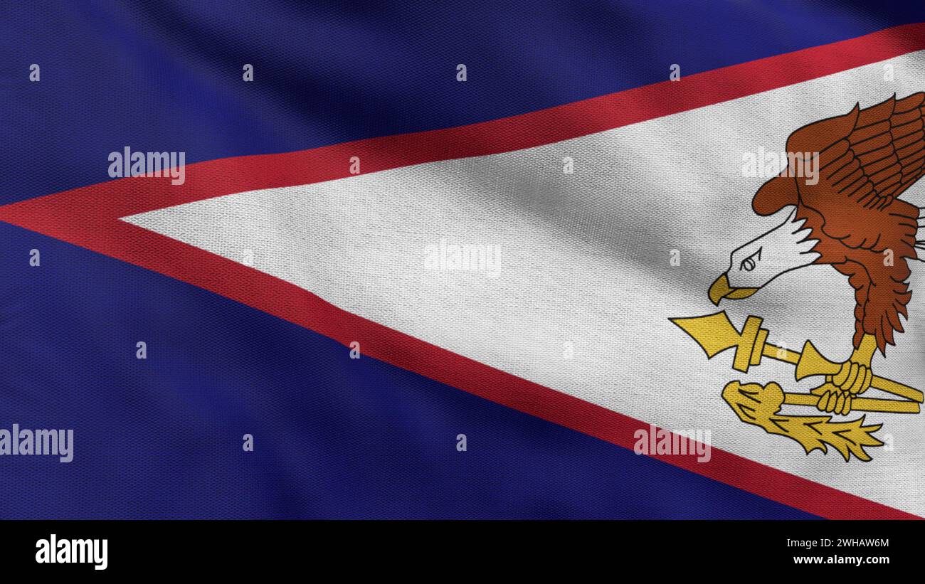 High detailed flag american samoa hi-res stock photography and images ...