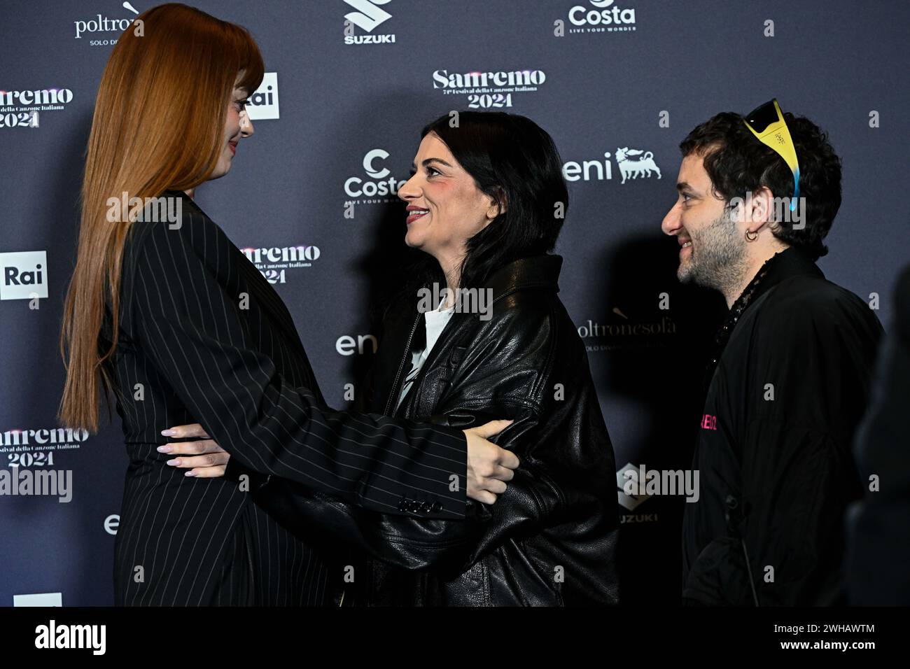Sanremo, Italia. 09th Feb, 2024. Annalisa and La Rappresentante di ...