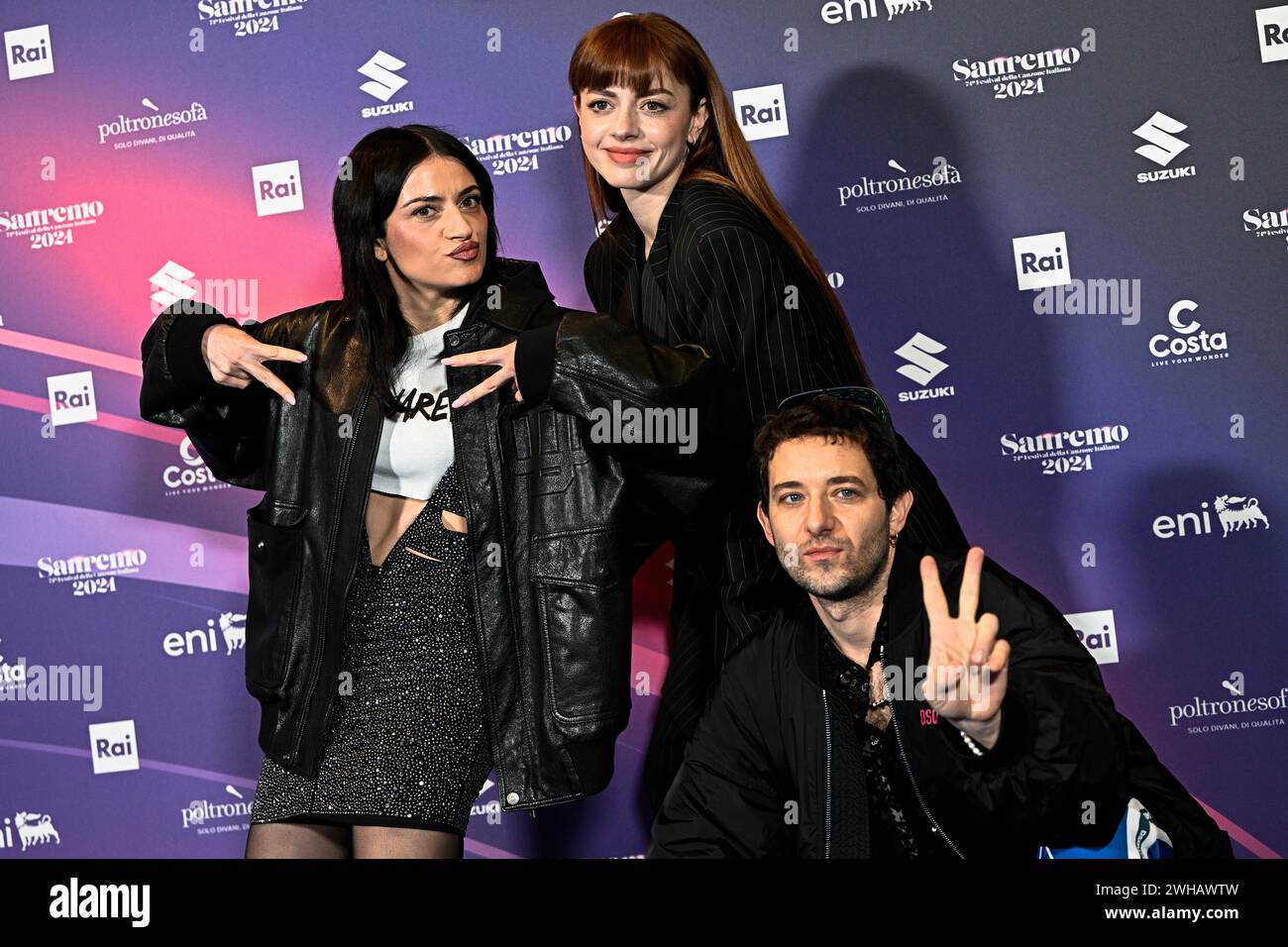 Sanremo, Italia. 09th Feb, 2024. Annalisa and La Rappresentante di ...