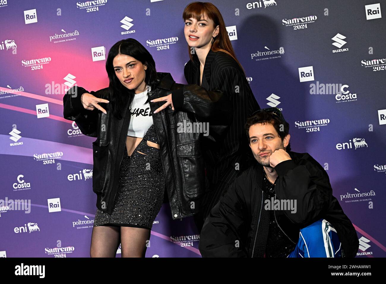 Sanremo, Italia. 09th Feb, 2024. Annalisa and La Rappresentante di ...