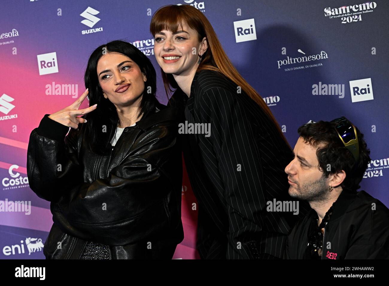 Sanremo, Italia. 09th Feb, 2024. Annalisa and La Rappresentante di ...