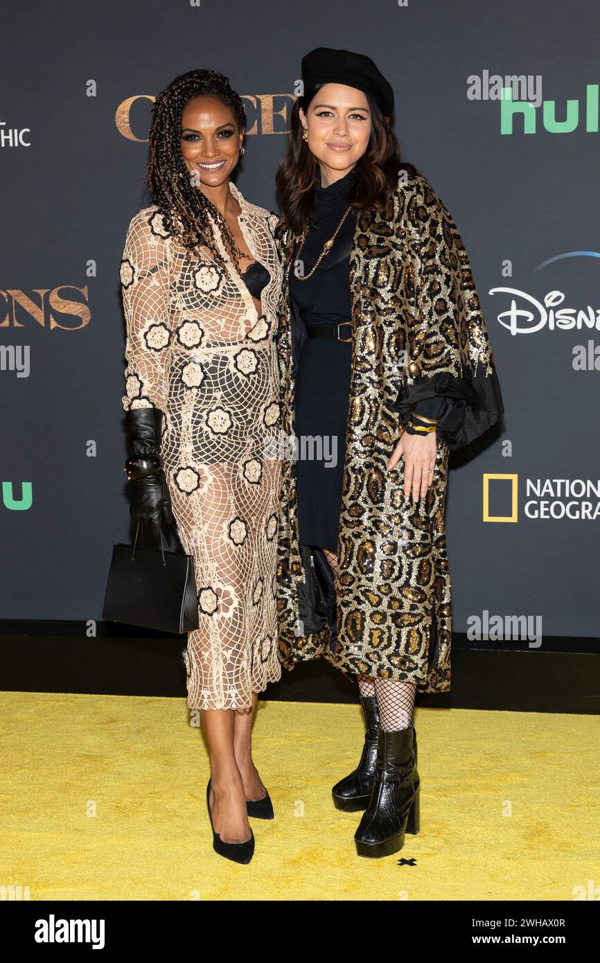 Los Angeles, USA. 08th Feb, 2024. Mekia Cox and Alyssa Diaz attend the ...