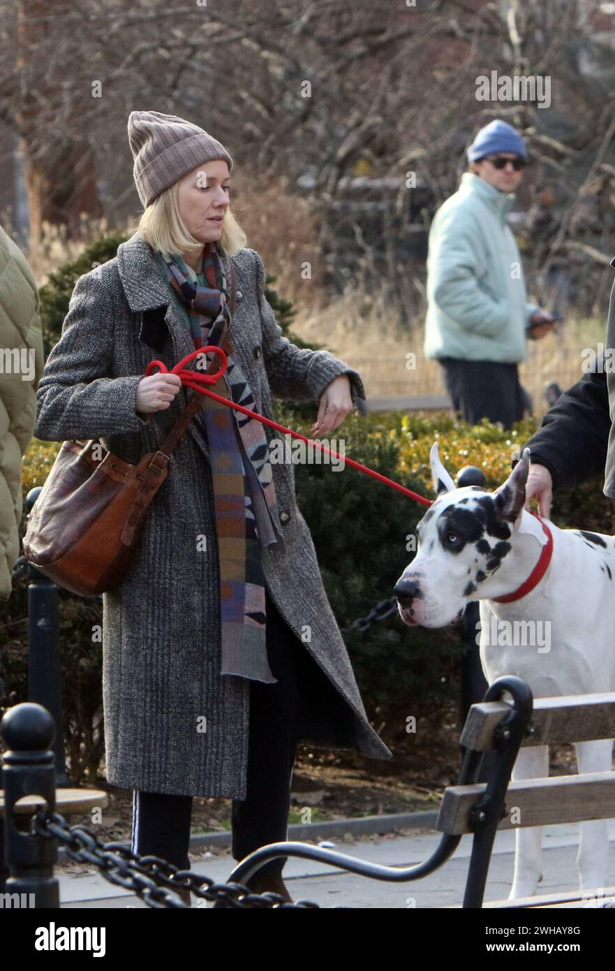 New York, NY, USA. 8th Feb, 2024. Naomi Watts on the set of the new ...