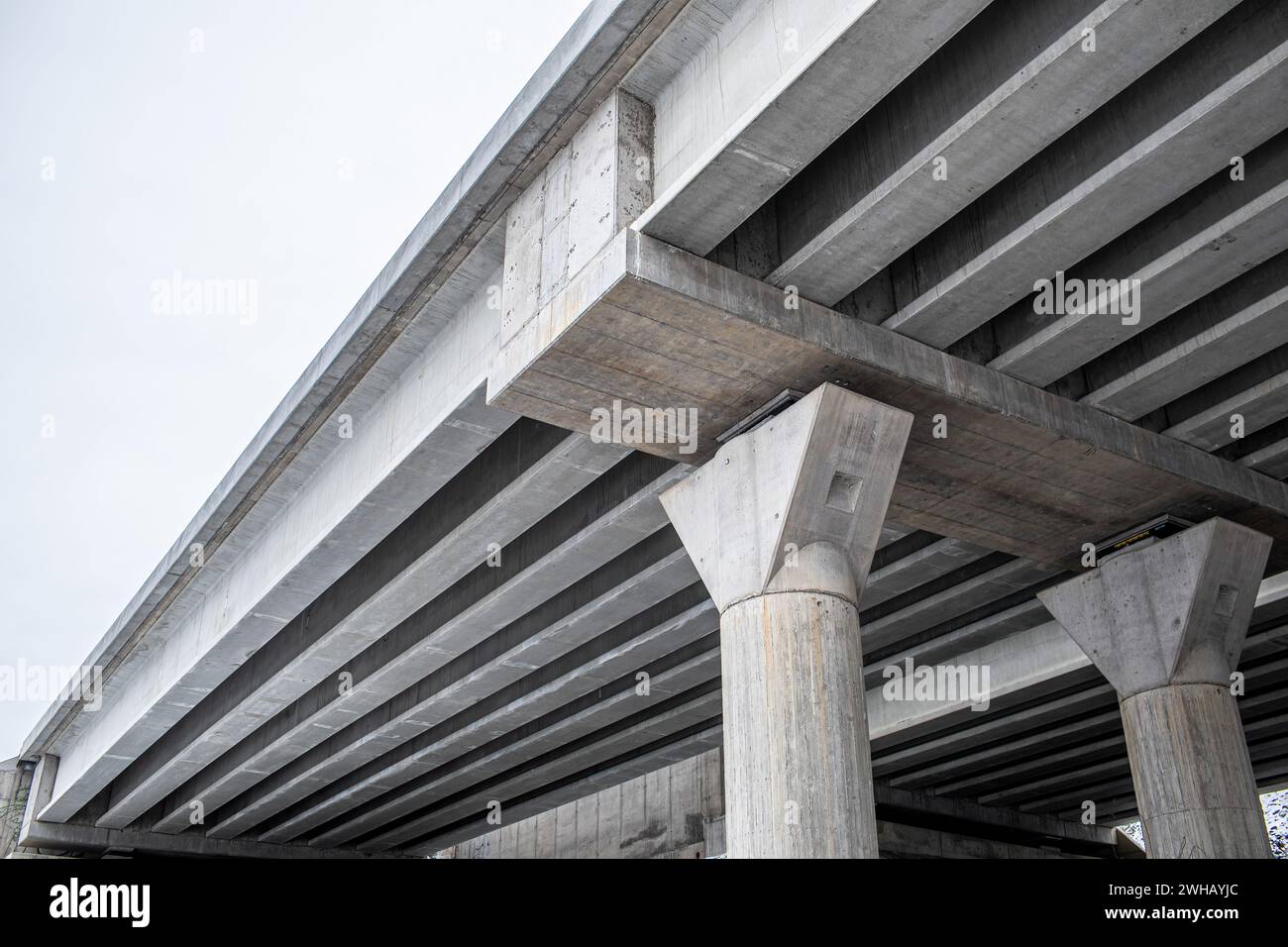 Concrete highway under construction. High quality photo Stock Photo - Alamy