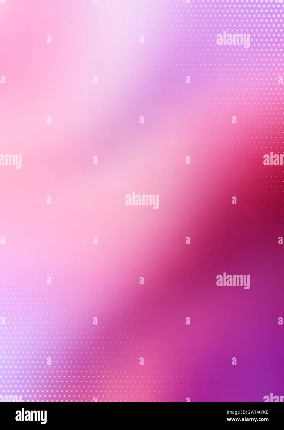 Abstract pastel pink gradient blur background with halftone dots ...