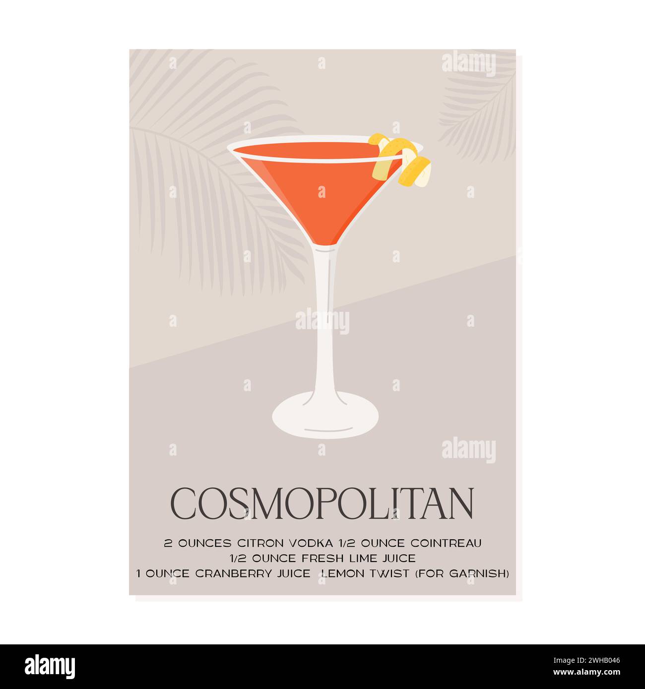 Vertical cosmopolitan Stock Vector Images - Alamy