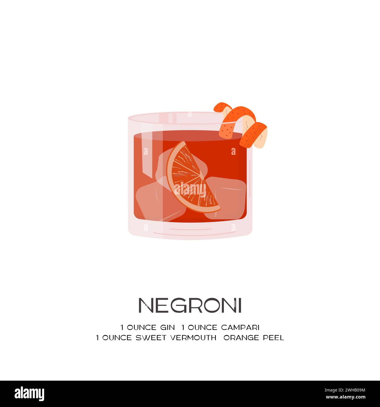 Classic negroni Stock Vector Images - Alamy
