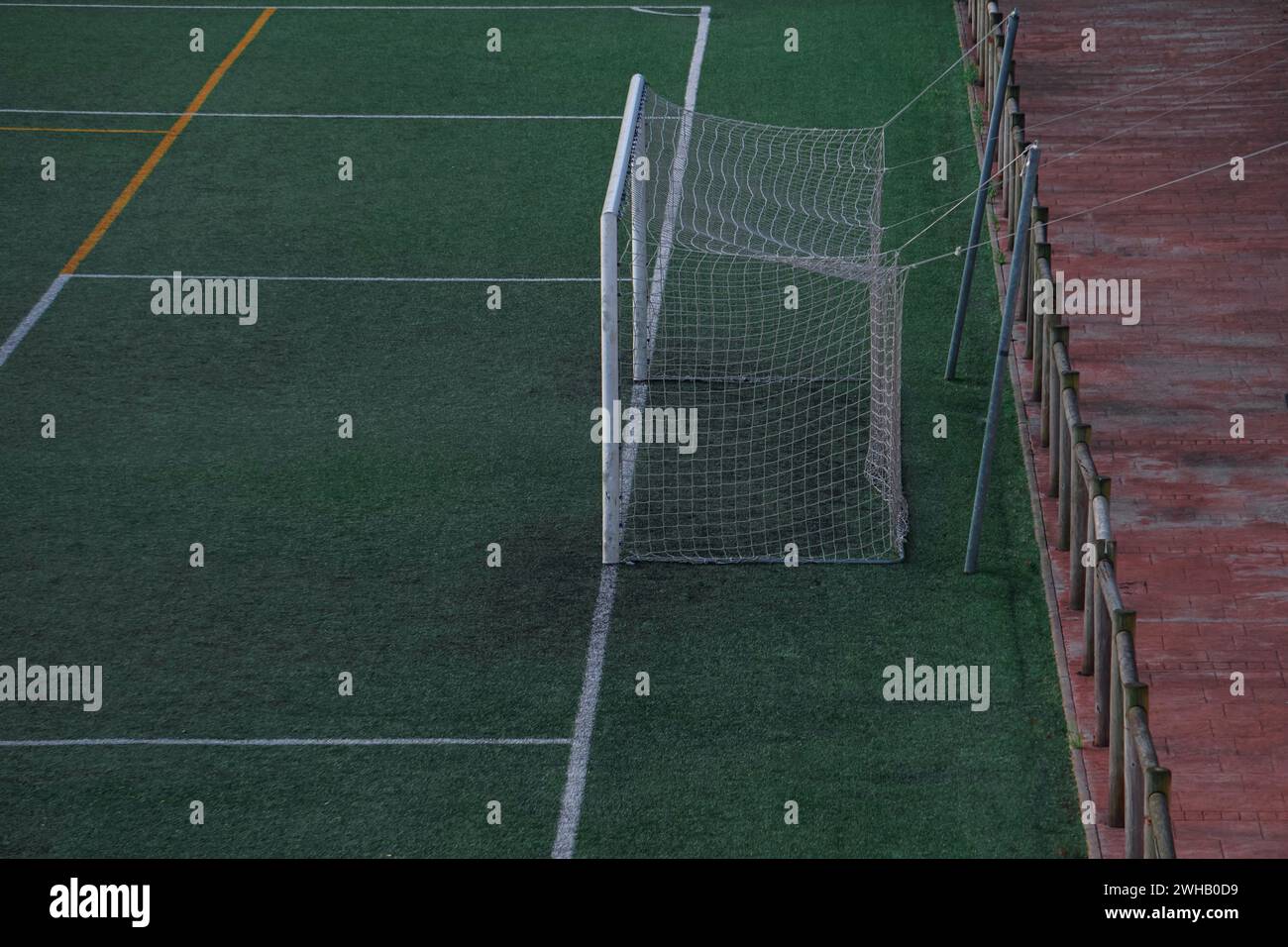 empty soccer field, soccer stadium Stock Photo - Alamy
