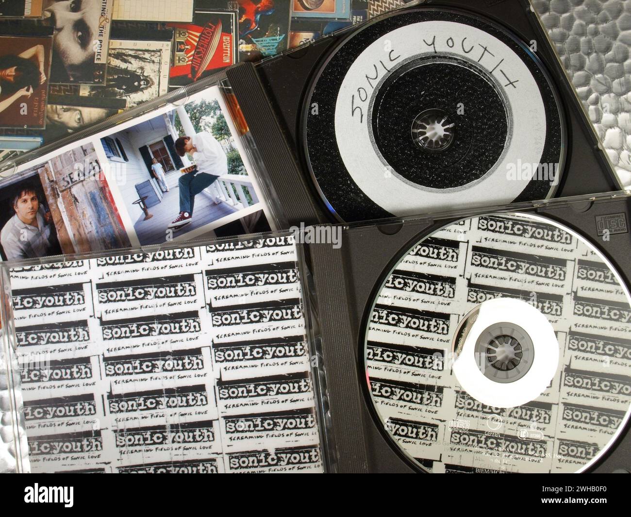 Music Exhibition; Sonic Youth CD - American Rock Band, New York City ...