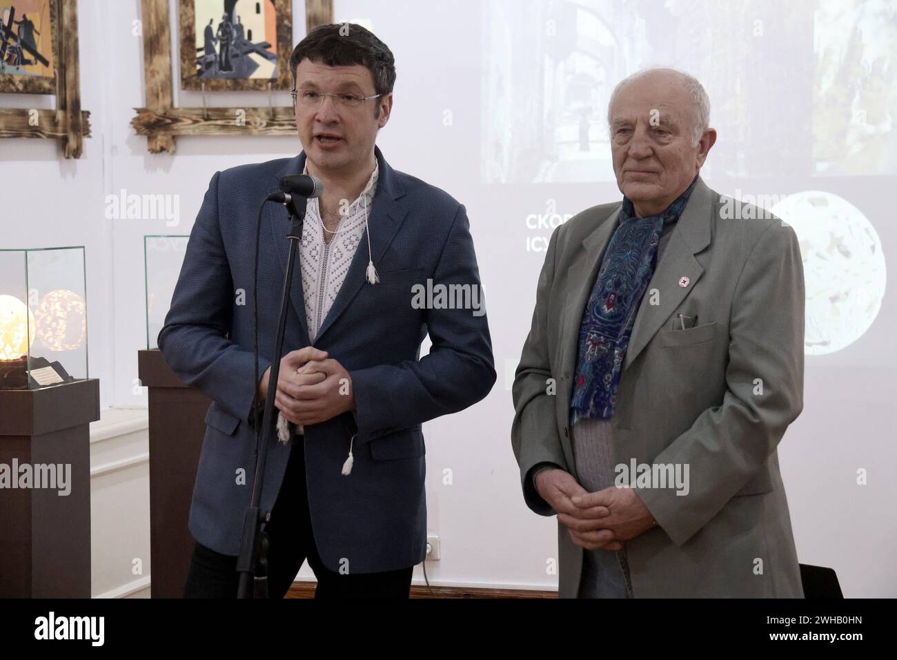 Non Exclusive: KYIV, UKRAINE - FEBRUARY 8, 2024 - Founder of the ...