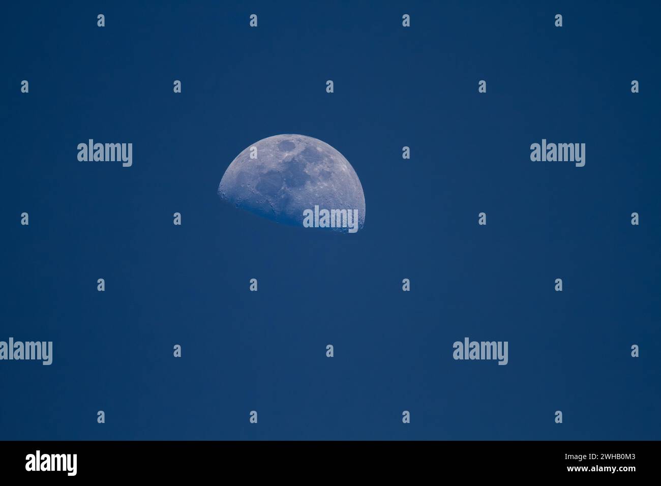 Night photography partial moon Stock Photo - Alamy