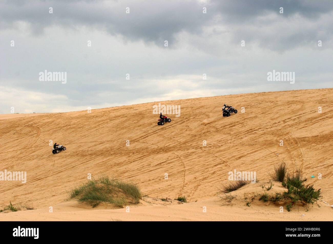 Jeeps, landrovers and All-Terrain Vehicles (ATV) attempt to ruin the ...