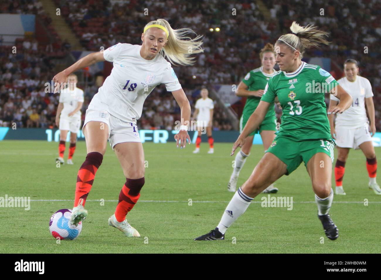 Chloe Kelly England v Northern Ireland UEFA Womens Euro 2022 St Marys ...