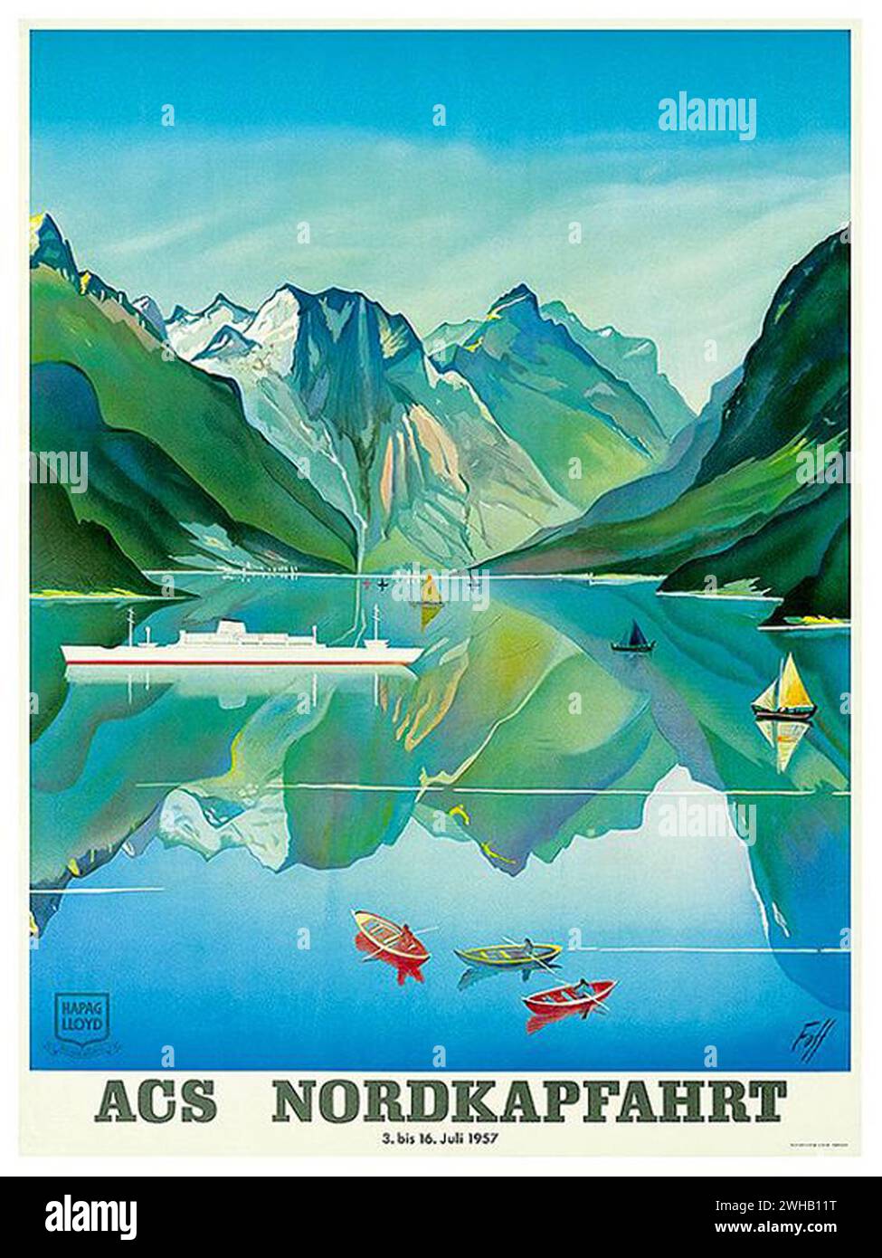 Vintage travel posters, worldwide Stock Photo - Alamy