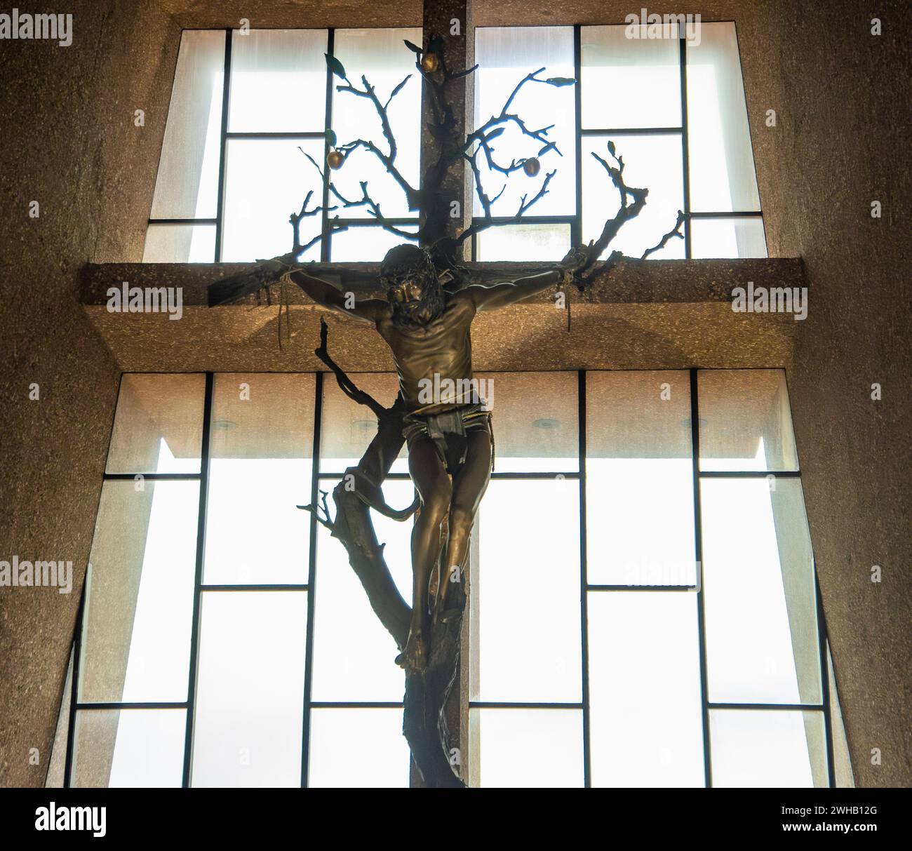 Interior of The Chapel of the Holy Cross is a Roman Catholic chapel ...