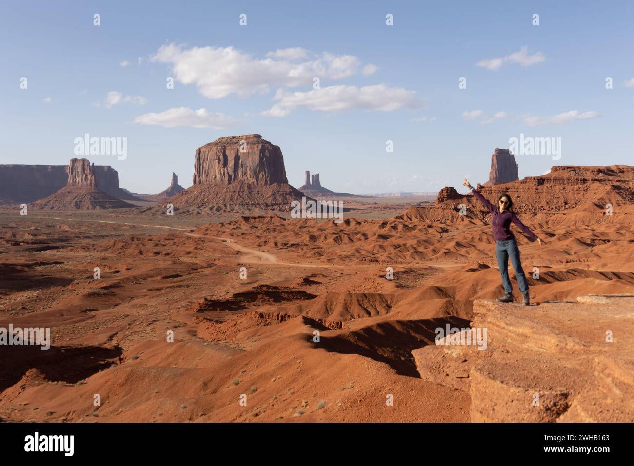 East mitten and west mitten buttes hi-res stock photography and images ...
