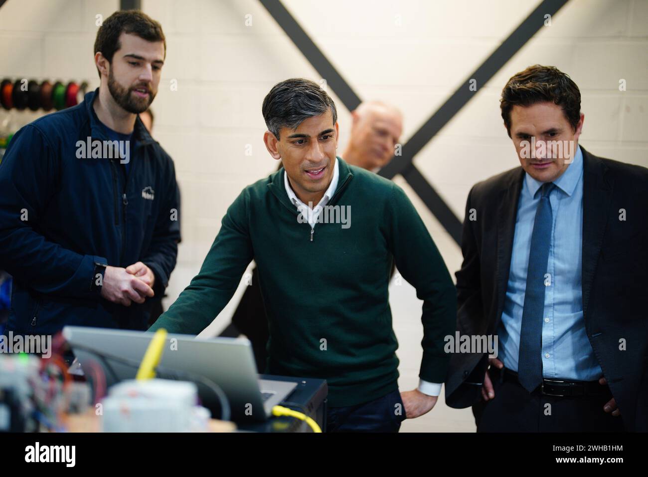 Prime Minister Rishi Sunak and Minister for Veterans' Affairs Johnny ...
