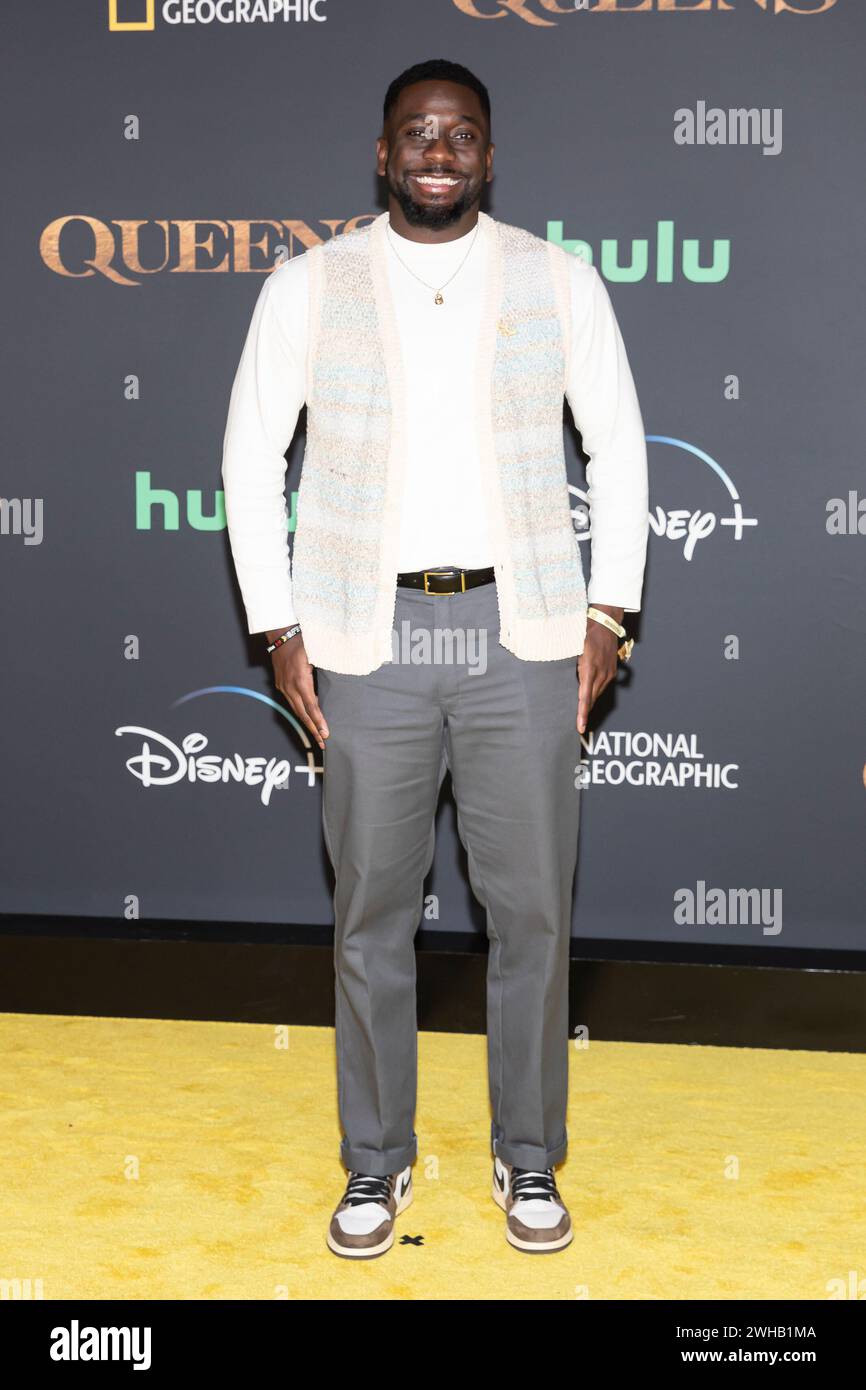 Los Angeles, USA. 08th Feb, 2024. Andre Mitchell attends the arrivals of National Geographic's ...