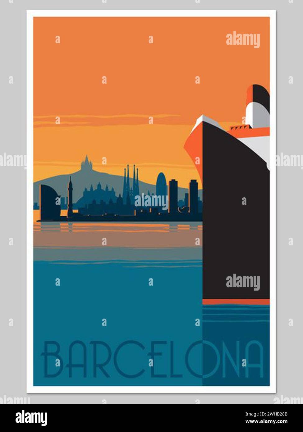 Retro travel posters worldwide hi-res stock photography and images - Alamy