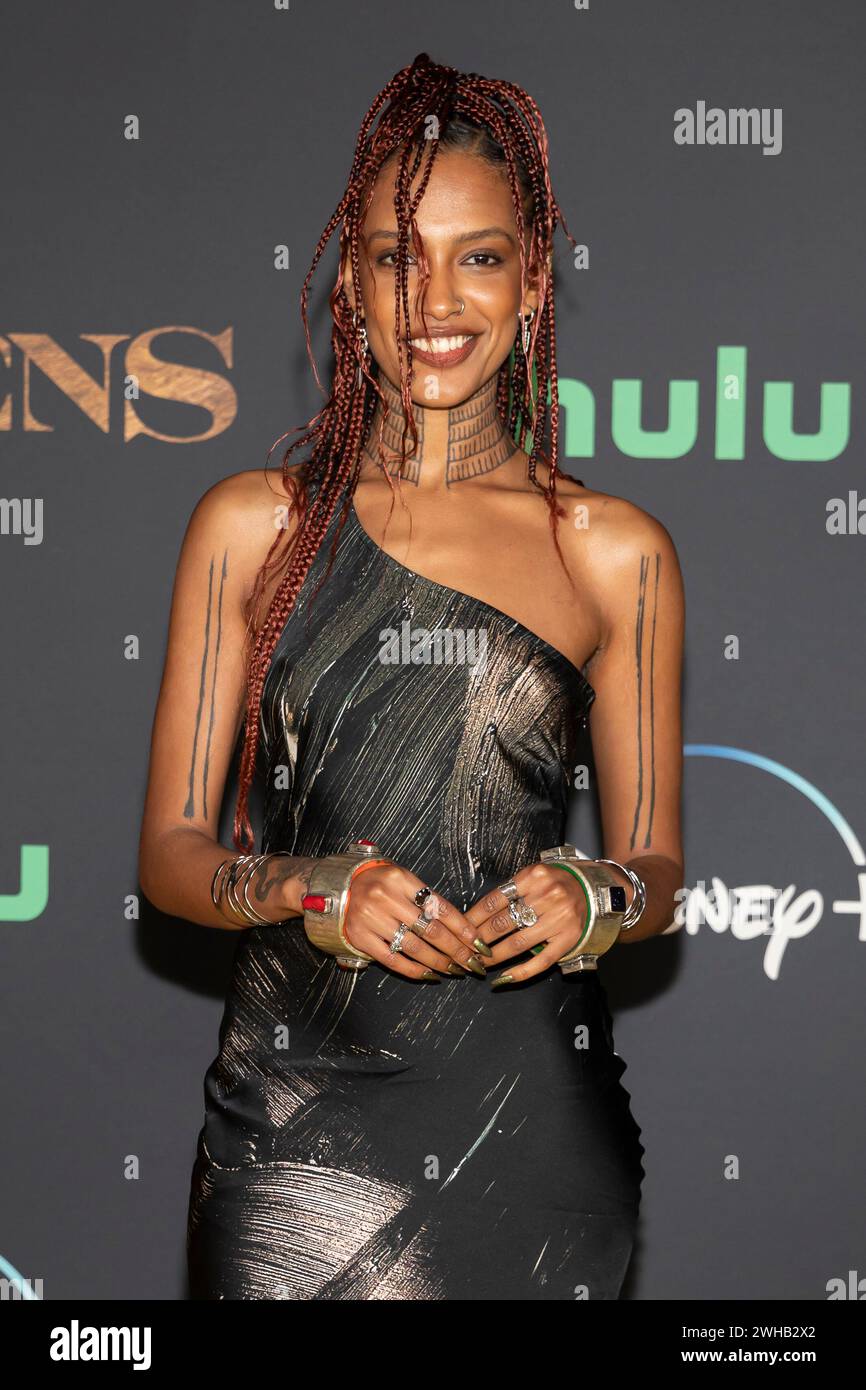 Los Angeles, USA. 08th Feb, 2024. Alewya attends the arrivals of ...