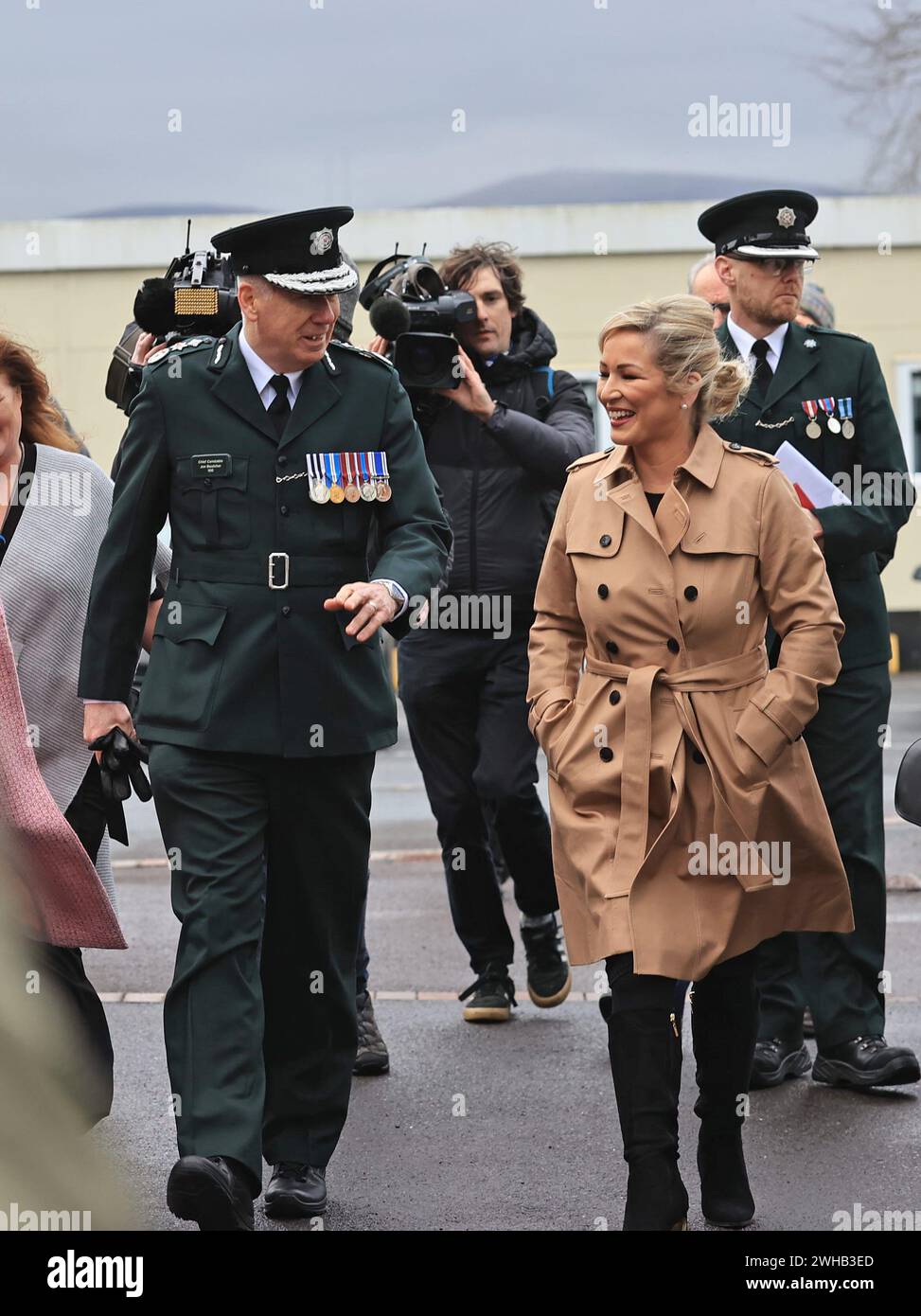 Chief constable Jon Boutcher and Northern Ireland First Minister ...