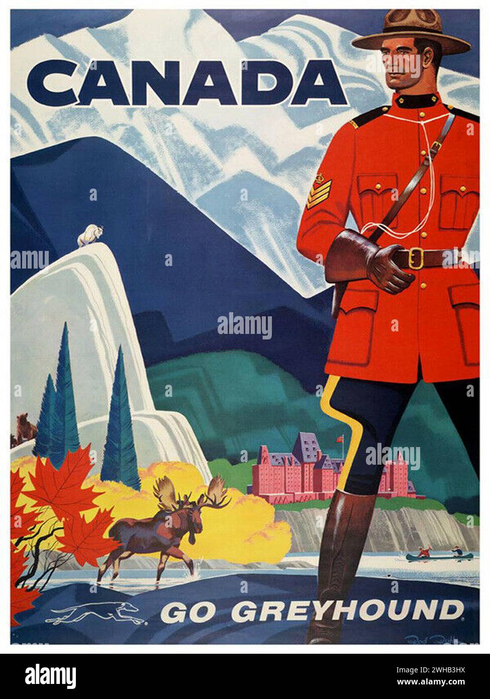 Retro travel posters worldwide hi-res stock photography and images - Alamy