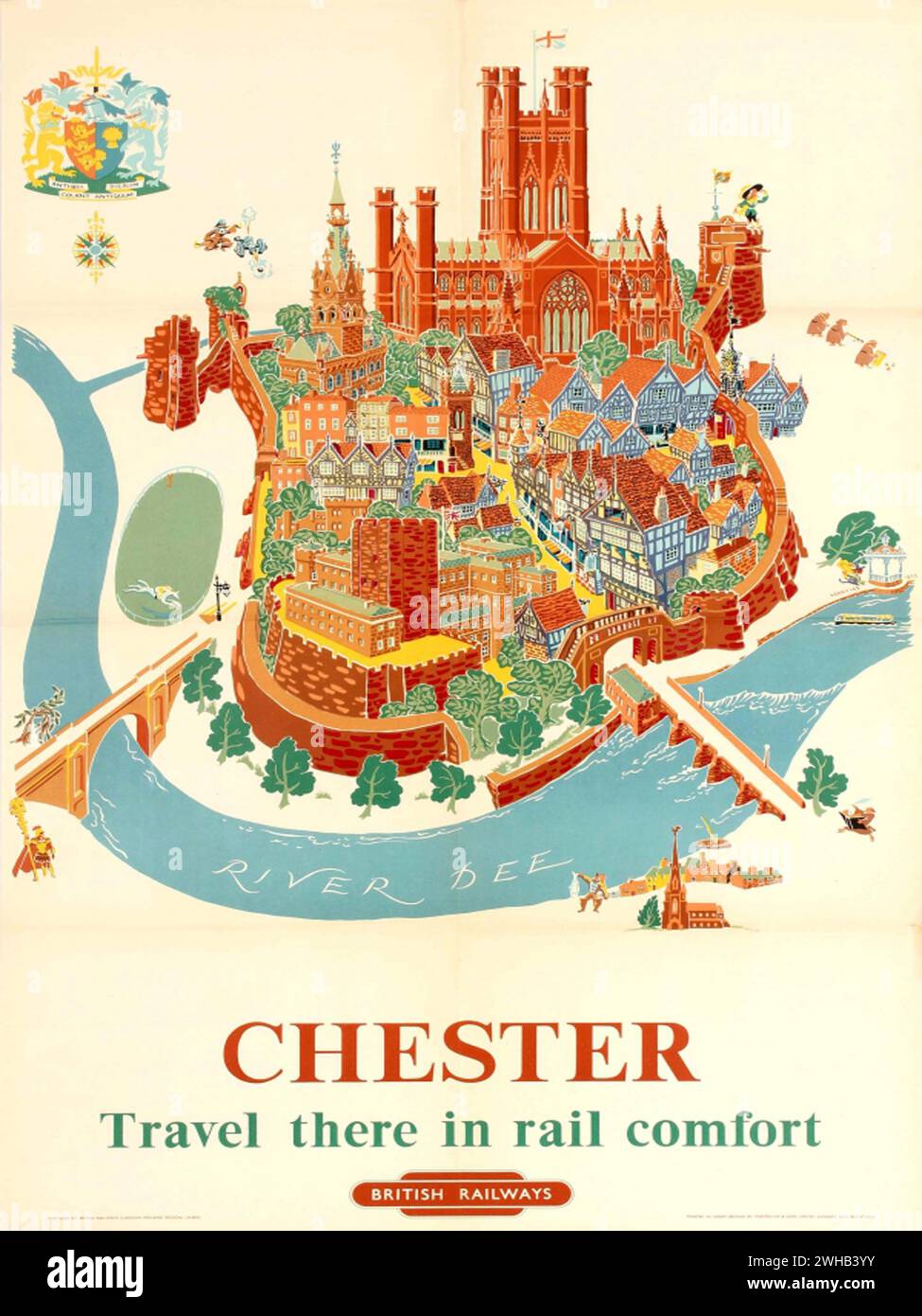 Vintage travel posters, worldwide Stock Photo - Alamy