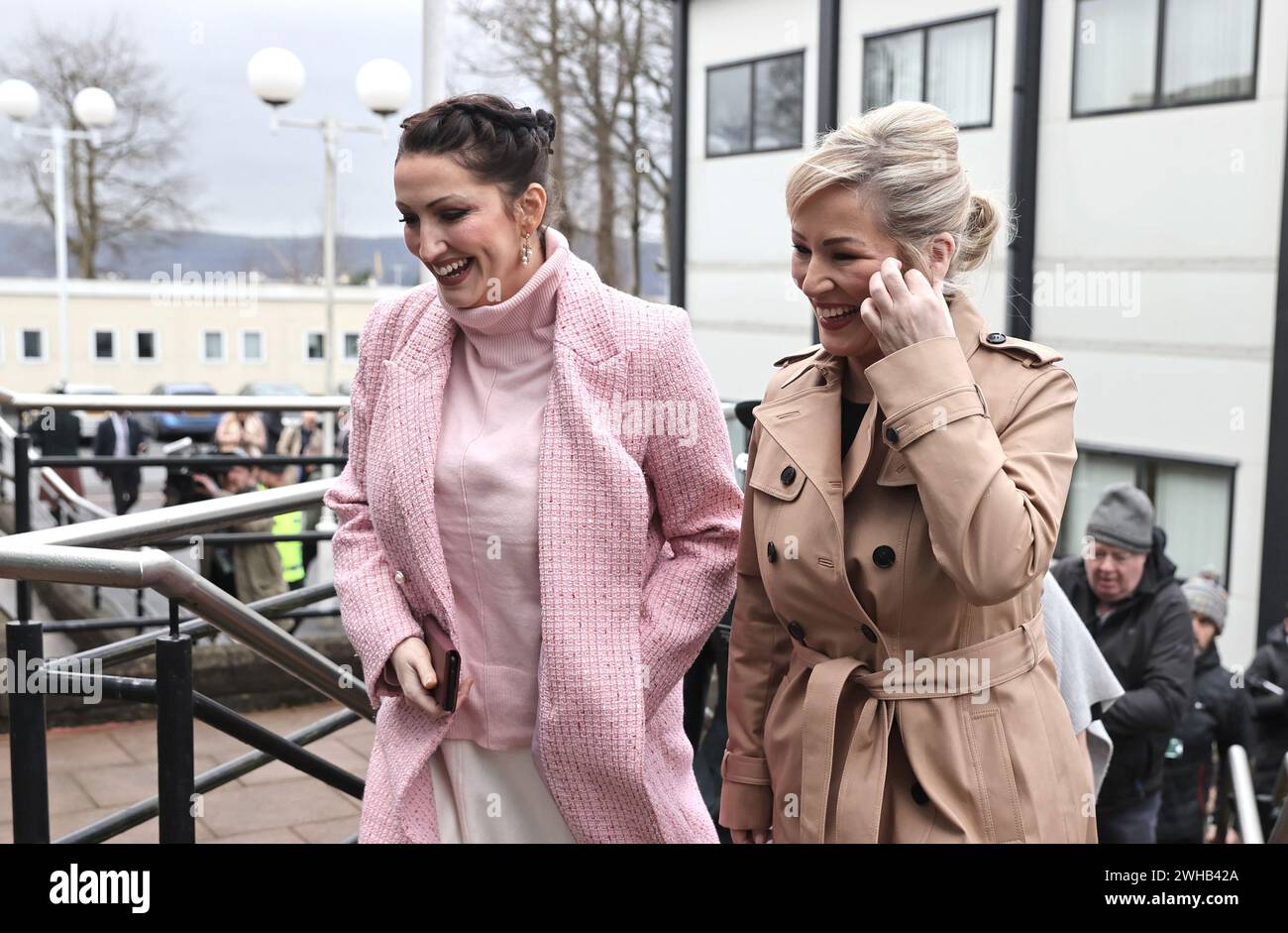 Deputy First Minister Emma Little-Pengelly (left) and Northern Ireland ...
