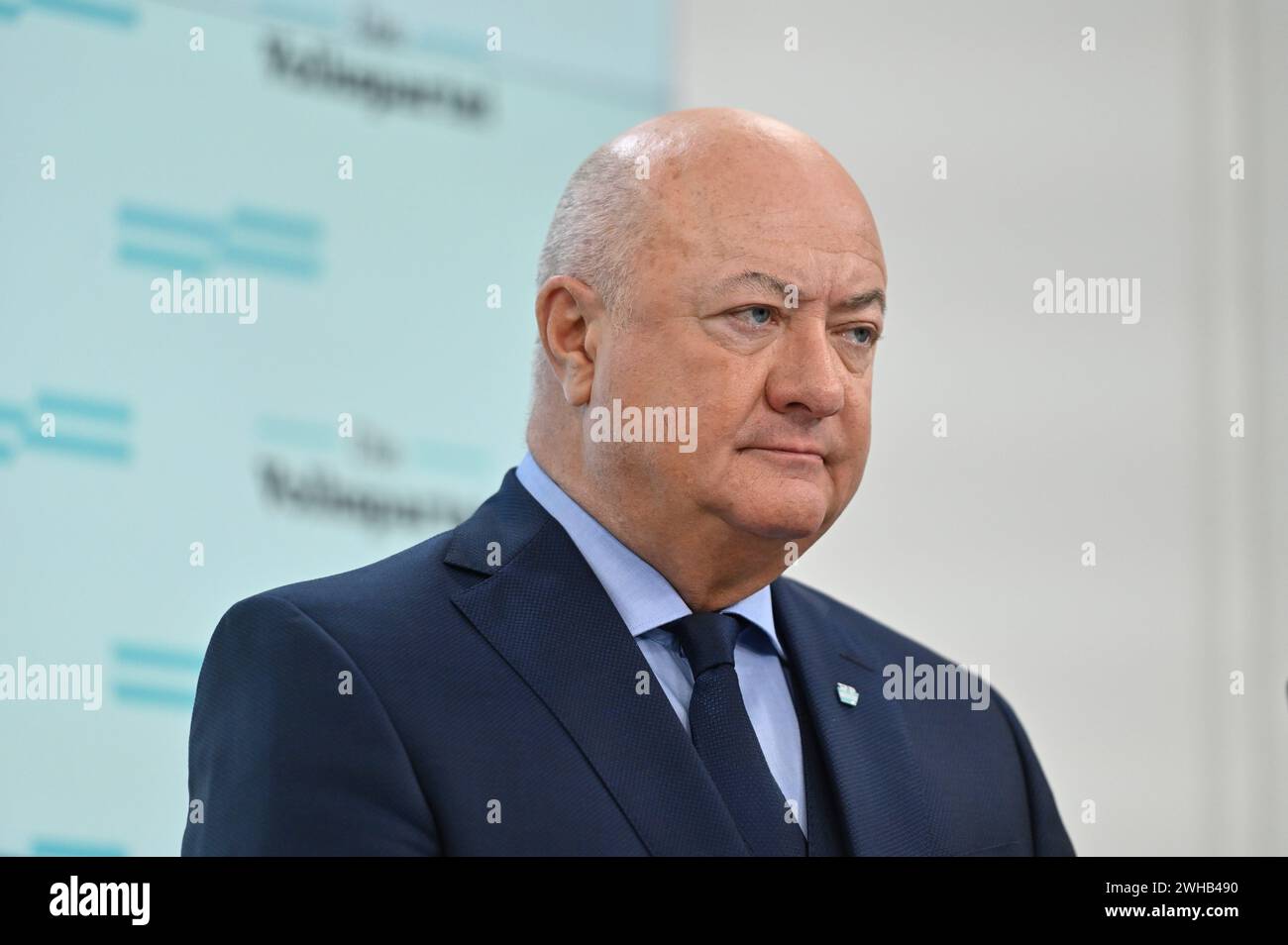 Vienna, Austria. February 9, 2024. Press conference with GS Christian ...