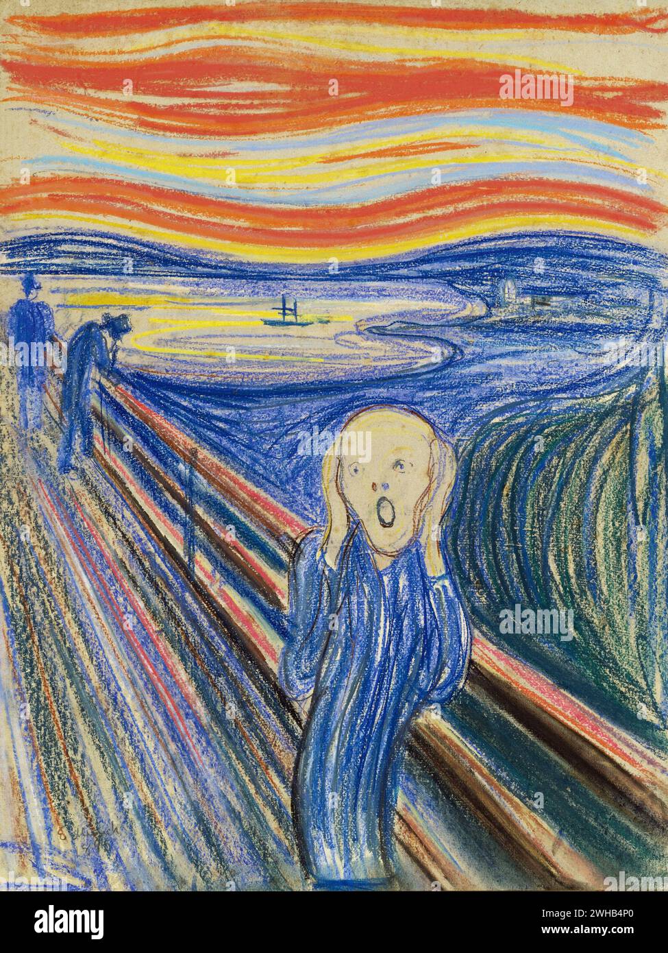 Edvard Munch (1863-1944) - Norwegian - Expressionism - the scream of ...