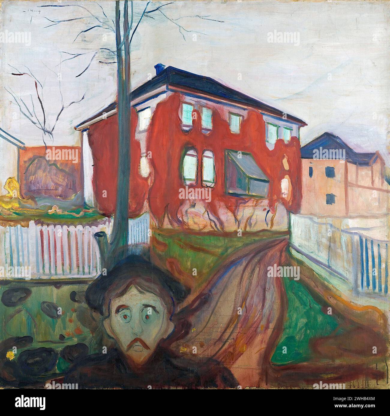 Edvard Munch (1863-1944) - Norwegian - Expressionism - red virginia creeper [1898-1900] /1 Stock ...