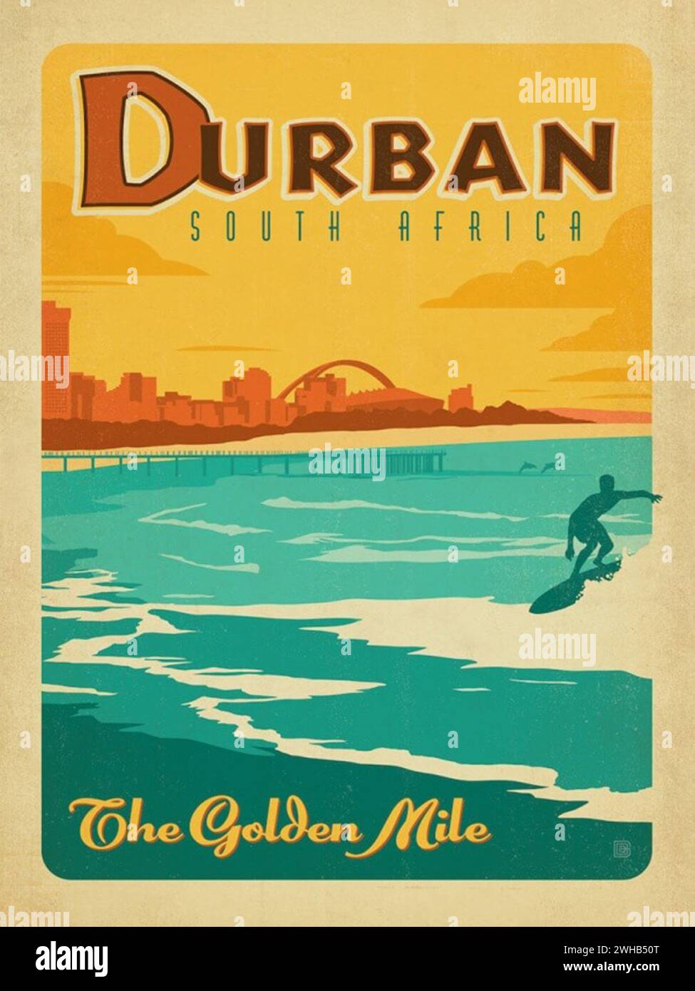 Vintage travel posters, worldwide Stock Photo - Alamy