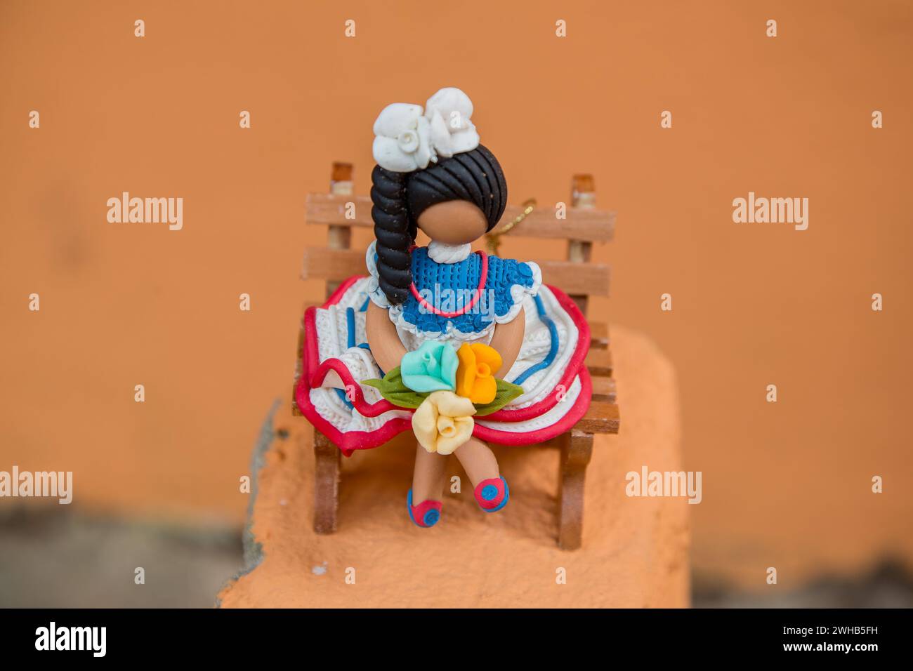 A Dominican faceless doll in a home workshop in the Dominican Republic ...