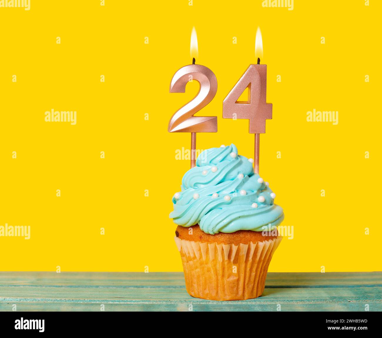 Happy birthday number 24 greeting hi-res stock photography and images ...
