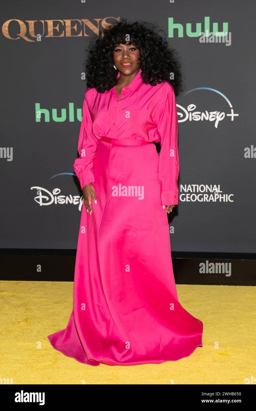 Los Angeles, USA. 08th Feb, 2024. Ashley Dunn attends the arrivals of ...