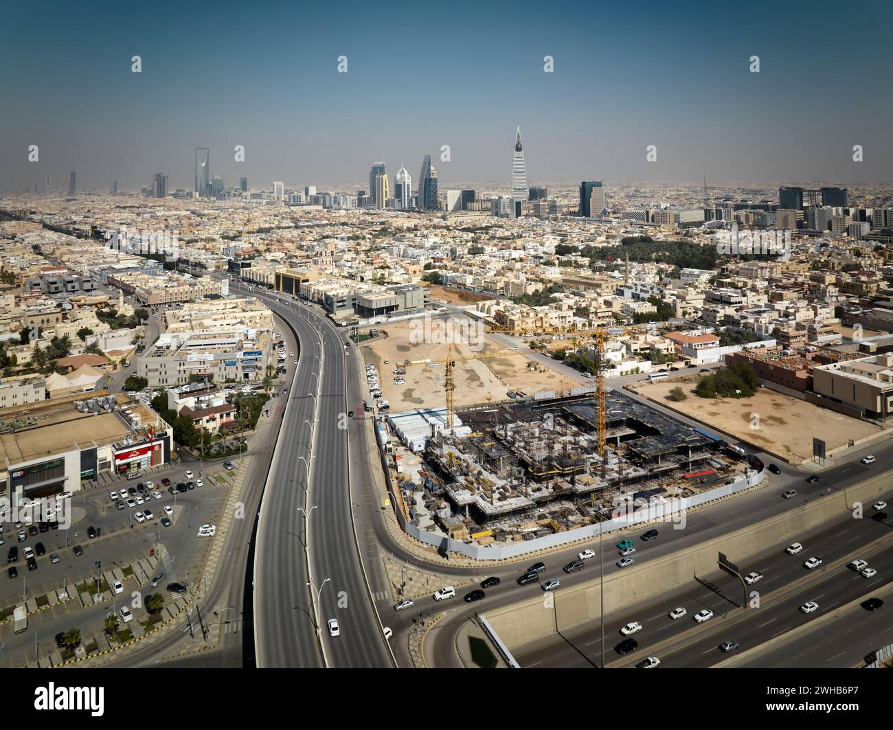 An aerial view of a city Riyadh Stock Photo - Alamy