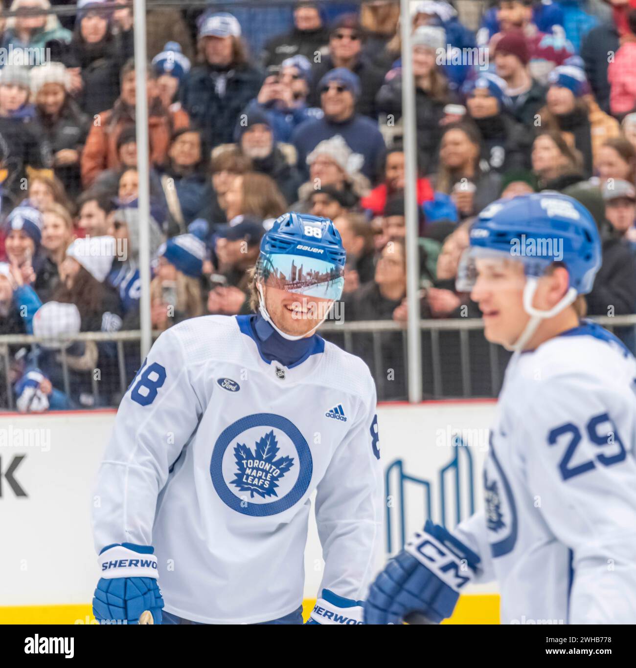 Toronto Maple Leafs free practice at Toronto City Hall's Nathan ...