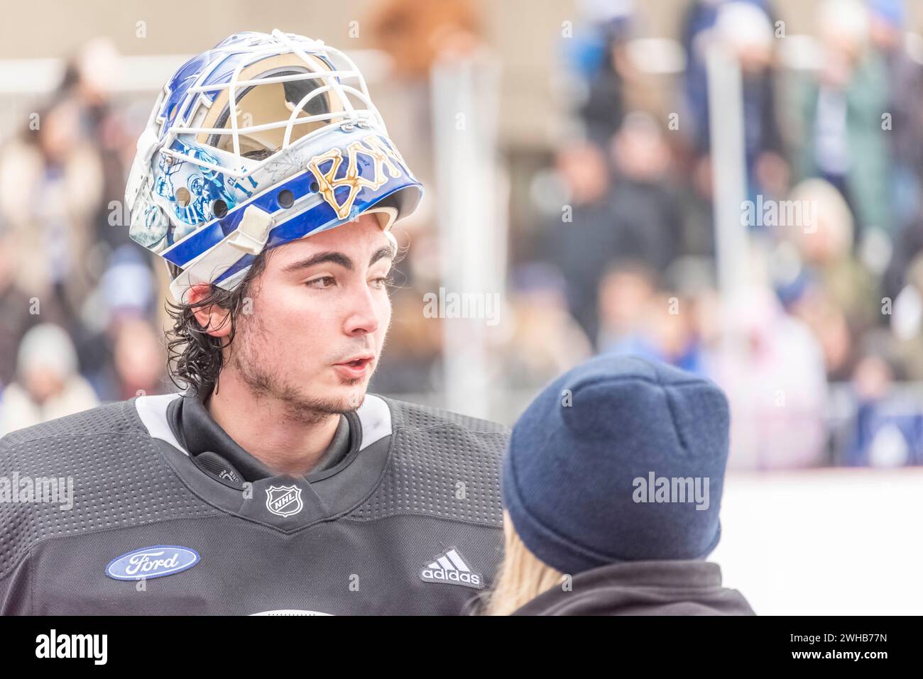 Toronto Maple Leafs free practice at Toronto City Hall's Nathan ...
